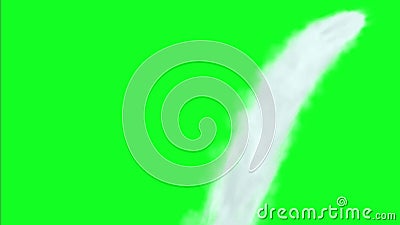 Water Jet Streams Motion Graphics on Green Screen Stock Footage - Video ...
