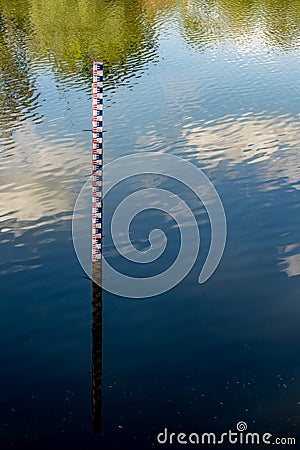Water Level Pole Royalty-Free Stock Photography | CartoonDealer.com ...