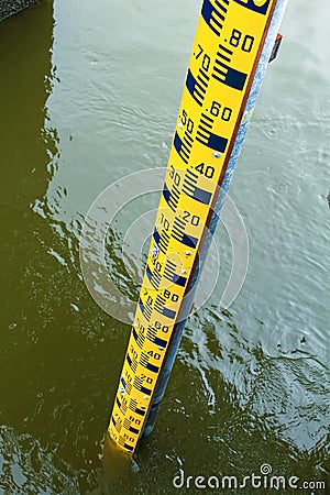 Water Level Gauge. Stock Images - Image: 29768324