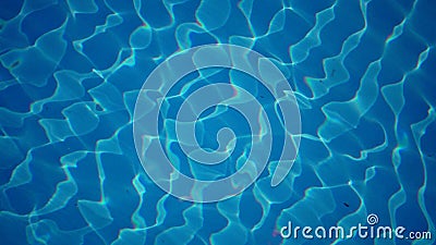 Water in the Pool, Sunlight is Reflected, Waves. Reflection and Glare ...