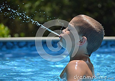 Water Spit Royalty Free Stock Photography - Image: 25494037