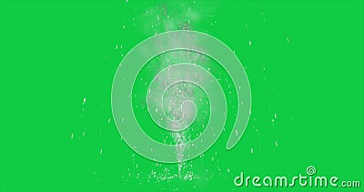 Water Spray Effect Isolated on Green Screen Background, 4K Video ...