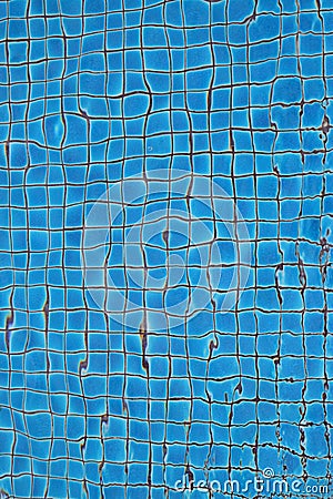 Water With Square Blue Tiles Pool Stock Photo | CartoonDealer.com #48529549