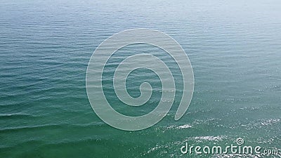 The Water Surface of the Atlantic Ocean, Top View. Seascape, Drone ...