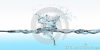 Water Surface Splash BG Stock Photos - Image: 21110223