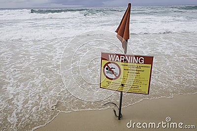 Water Warning Sign Royalty-Free Stock Image | CartoonDealer.com #35555122