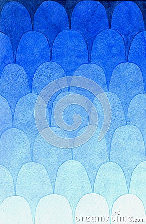 Watercolor Scales Gradient Pattern Royalty-Free Stock Image ...