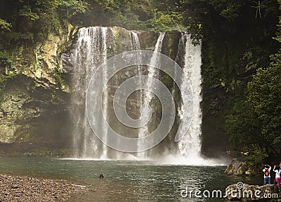 Waterfall In Korea Royalty Free Stock Image - Image: 23680676