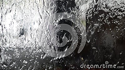 Waterfall Texture Seamless Loop, Isolated on Black with Alpha and ...