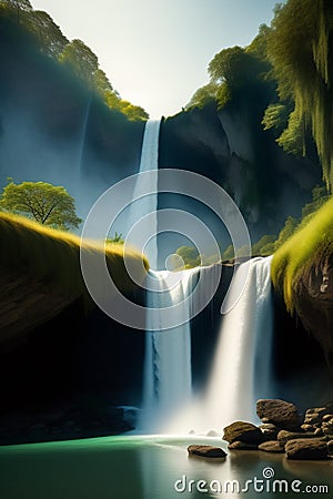 Waterfalls Process Of Cleansing And The Continuous Flow Of Energy And ...
