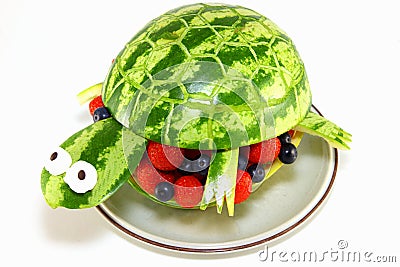 Watermelon Turtle Royalty-Free Stock Photo | CartoonDealer.com #47105691
