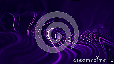 Wave Abstract Purple Wave Animation. Seamless Loop 4k. Purple ...