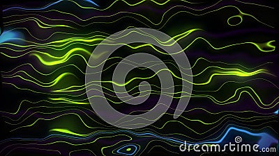 Wave Scene Overlay Background Animation Stock Video - Video of scene ...