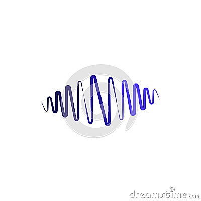 Wave Wavelength Frequency Icon Logo Vector Design | CartoonDealer.com ...