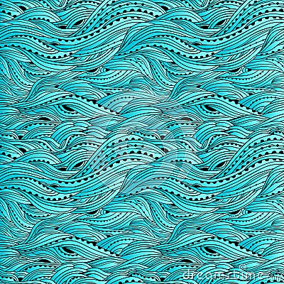 Waves Gradient Blue 2 Stock Vector - Image: 75842598