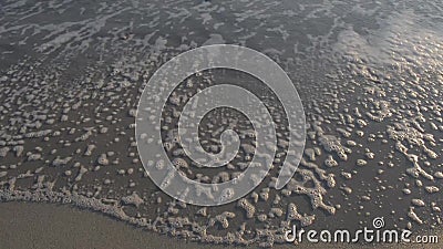 Waves lapping the beach stock video. Video of calm, wave - 173329289