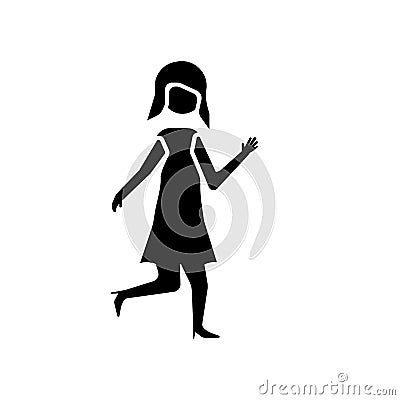 Waving Goodbye Icon Vector Isolated On White Background, Waving Goodbye ...