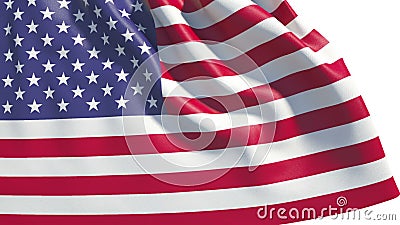 Waving USA flag stock video. Video of freedom, lighting - 35216944
