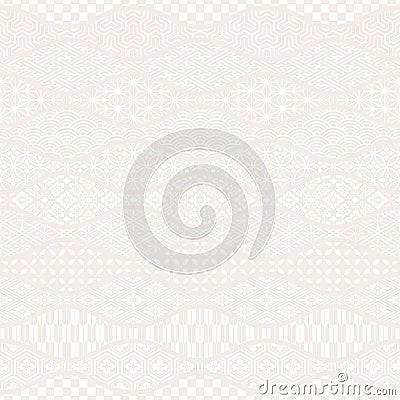 Wavy Background With Japanese Traditional Design. Vector Illustration ...