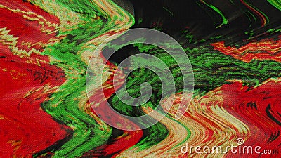 Wavy Premium Polychrome Overlay. Corrupted Data Effect, Digital Fx ...