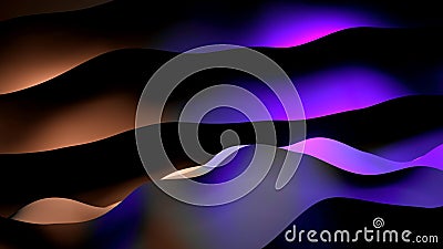 Wavy Stripes in Flow of Moving Surface. Design. Flow of Wavy Surface ...