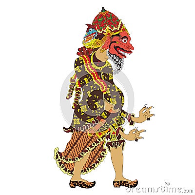 Wayang Puppet Shadow - Batara Yamadipati Stock Photography ...