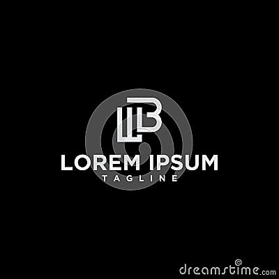 Wb Or Bw Square Logo Design Vector Illustration | CartoonDealer.com ...