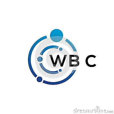 WBC Letter Technology Logo Design On White Background. WBC Creative ...