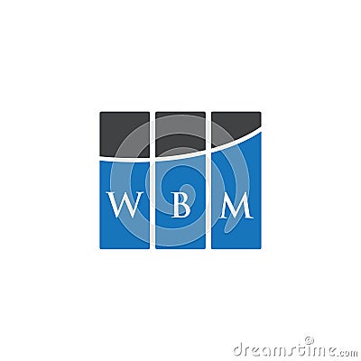 WBM Letter Logo Design On WHITE Background. WBM Creative Initials ...