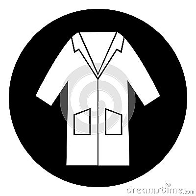 Wear Smock Symbol Sign, Vector Illustration, Isolate On White ...