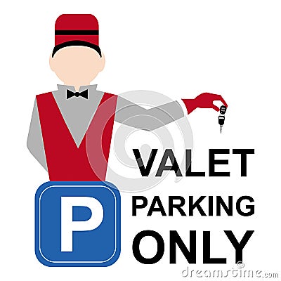Valet Logo Vector Illustration | CartoonDealer.com #150551802