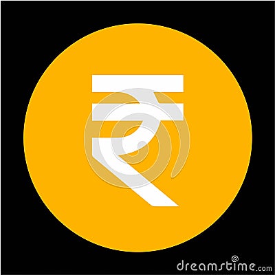 Indian Rupee Sign And Symbol, Circular Image Shape Colorful ...