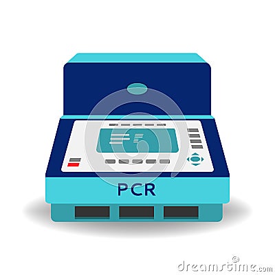 PCR Thermal Cycler Isolated Vector Illustration | CartoonDealer.com ...