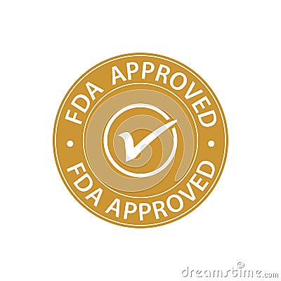 FDA Approved Food And Drug Administration Icon, Symbol, Label, Badge ...