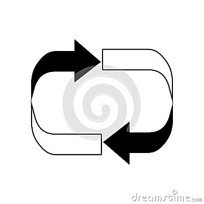Web Arrow Icon. Recycle, Recurrence, Renewal, Swap Or Exchange, Reload ...