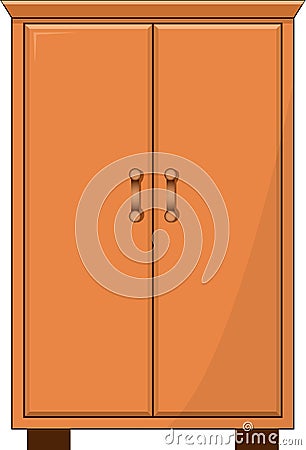 Isolated Almirah Vector Illustration Graphic Stock Image ...