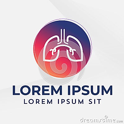 Lungs Logo Icon Medical Diagnostic Vector Pulmonary Pulmonology Pulmo ...
