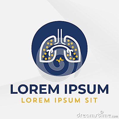 Lungs Logo Icon Medical Diagnostic Vector Pulmonary Pulmonology Pulmo ...