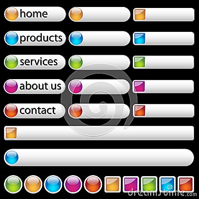 Web Buttons Royalty Free Stock Photo - Image: 13492375