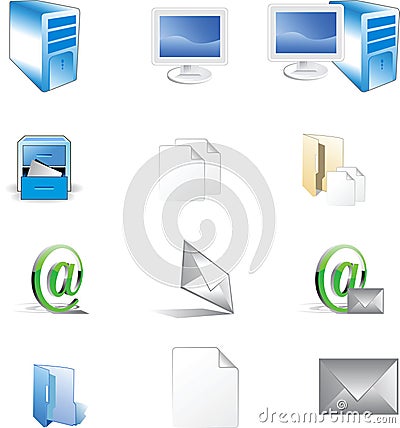 Web 2.0 icons, set stock vector. Illustration of graphics - 2914854