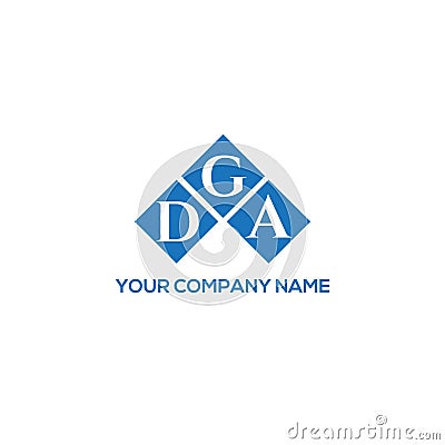WebDGA Letter Logo Design On WHITE Background. DGA Creative Initials ...
