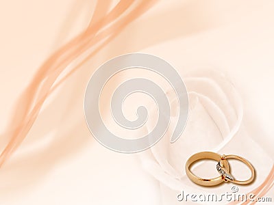 Wedding Rings, Background Royalty Free Stock Photos - Image: 3240558