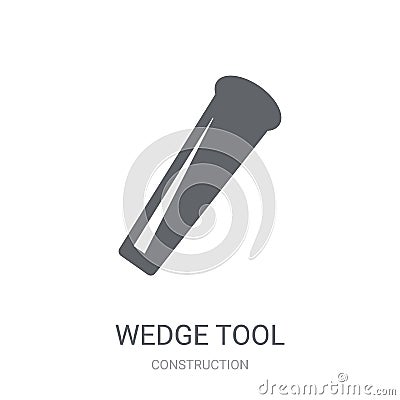 Wedge Tool Icon. Trendy Wedge Tool Logo Concept On White Background ...
