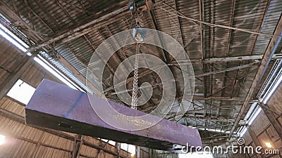 Weighing at the Factory, the Weighing Process on a Factory Scale. Stock ...