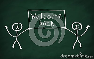 Welcome Back Stock Illustration - Image: 50972291