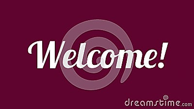 Welcome Text Greeting Salutation Stock Footage - Video of greetings ...