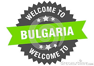 Welcome To Bulgaria. Welcome To Bulgaria Isolated Sticker. Vector ...