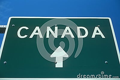 Welcome To Canada Sign Stock Photo - Image: 52258065
