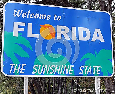 Welcome To Florida Royalty Free Stock Photos - Image: 3685448