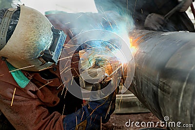 Welding Pipeline Stock Photo - Image: 22346830